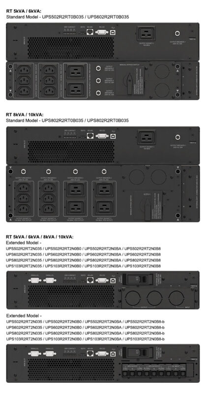 Bộ lưu điện UPS Delta 3 pha RT-15K3P – UPS 15kVA mã UPS153R6RT2N035