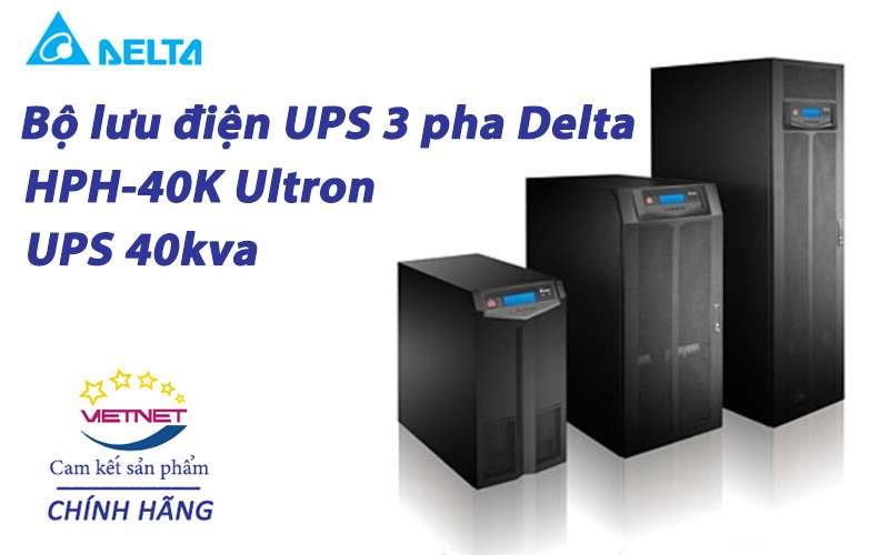 Bộ lưu điện UPS-40kva - Giới thiệu UPS 3 pha HPH-40K Ultron